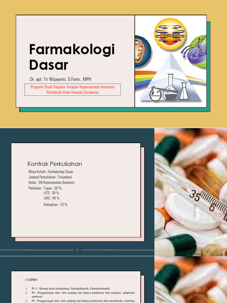 Farmakologi Dasar | PDF