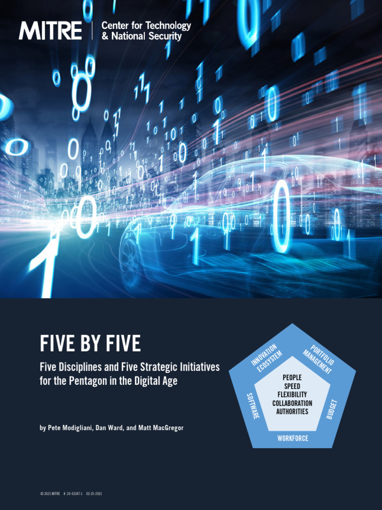 MITRE Five Disciplines and Five Strategic Initiatives For The Pentagon ...