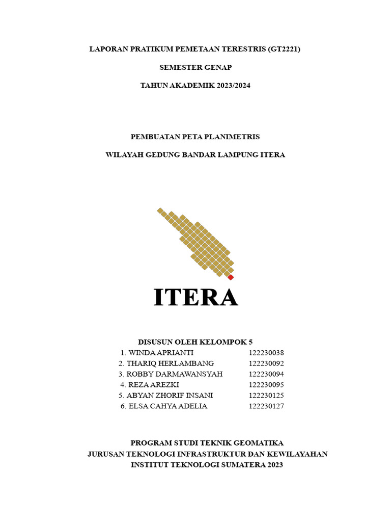 Laporan Praktikum Pemetaan Terestris | PDF