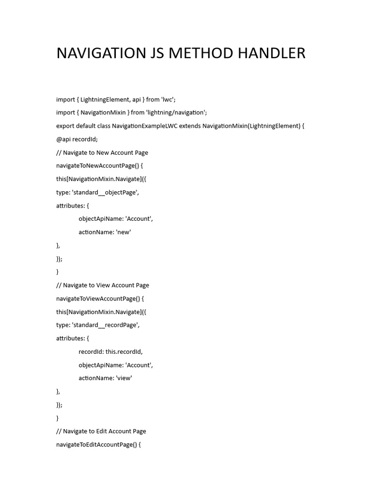 LWC Navigation Methods Guide | PDF | Microsoft Windows | Computing Platforms
