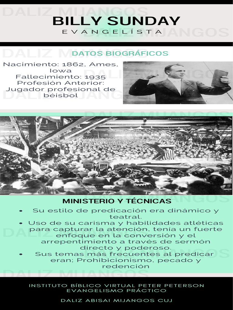 Daliz Mijangos - Infografia Evangelistas - IBVPP | PDF | Evangélico