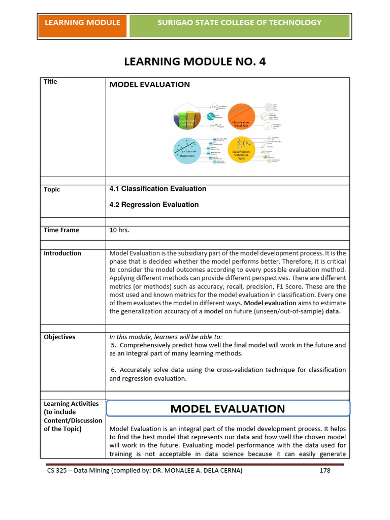 Module 4 | PDF | Receiver Operating Characteristic | Sensitivity And Specificity