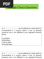 Aml CFT Questions | PDF | Money Laundering | Banks