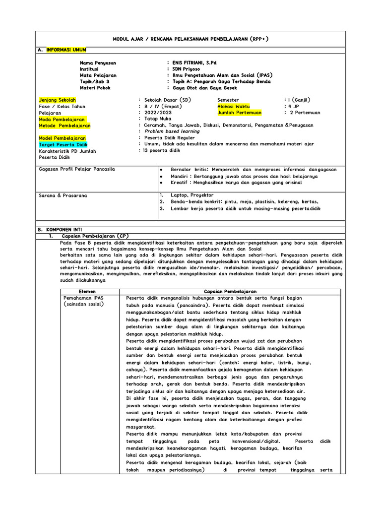 Analisis Modul PPD | PDF