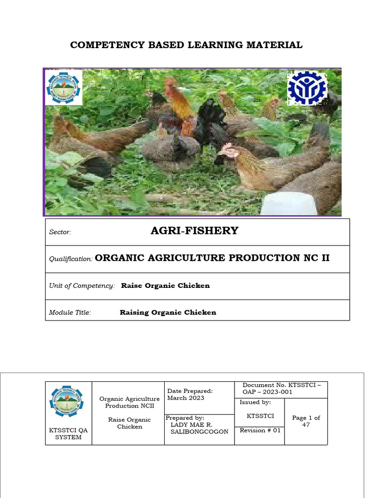 Chicken CBLM | PDF | Chicken | Birds