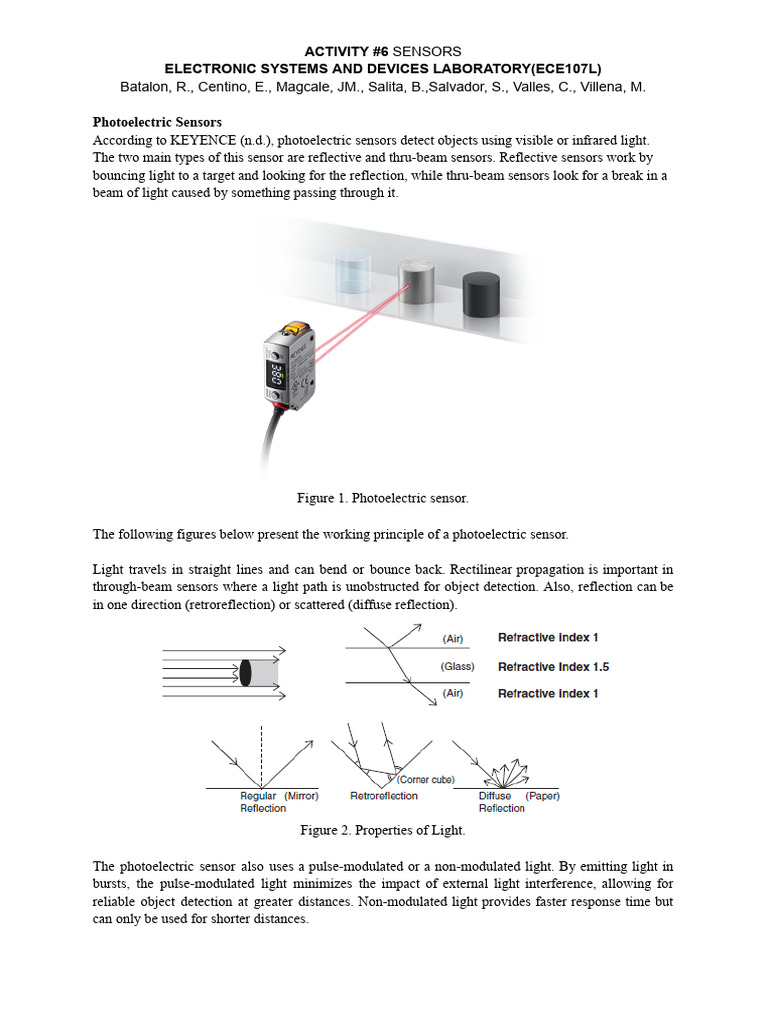 Act6 - Sensors | PDF | Capacitance | Capacitor