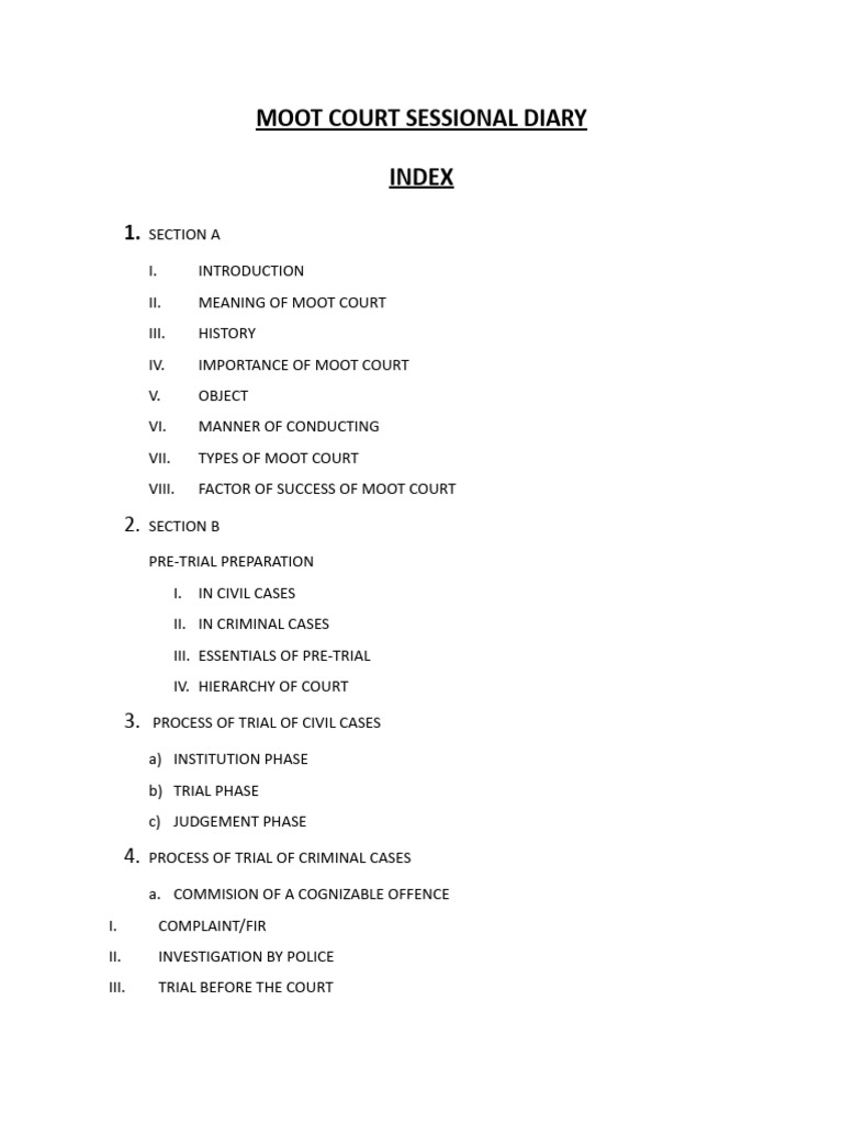Moot Court Session Guide and Practices | PDF | Social Science