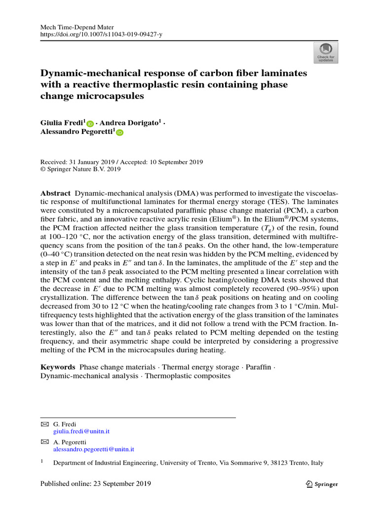 Cole Cole Plot | Download Free PDF | Differential Scanning Calorimetry | Composite Material