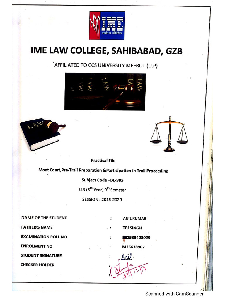 Practicle File Moot Court Compressed Pdf