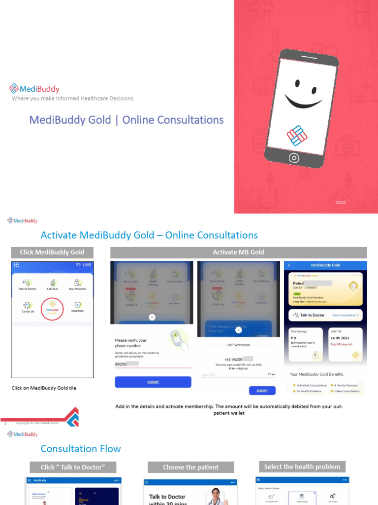 Using-MediBuddy-Gold-Process-Steps | PDF | Copyright | Health Care