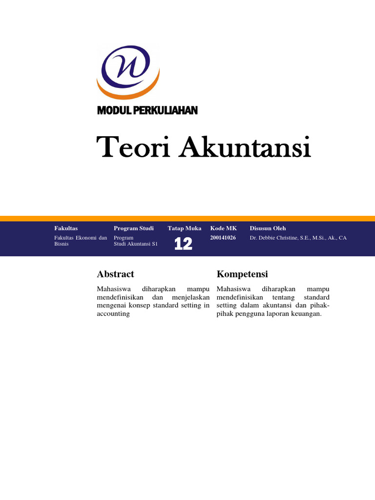 Modul TA 12 Standard Setting | PDF