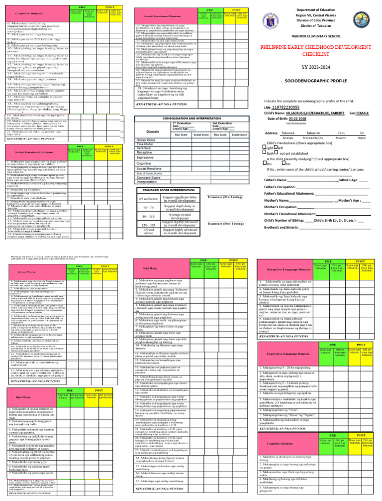 Eccd 2023 2024 | PDF | Social Science | Self-Improvement