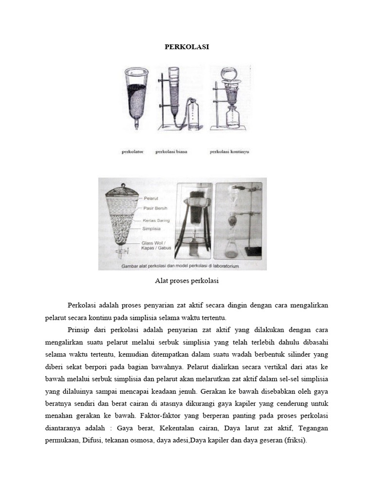 PERKOLASI | PDF