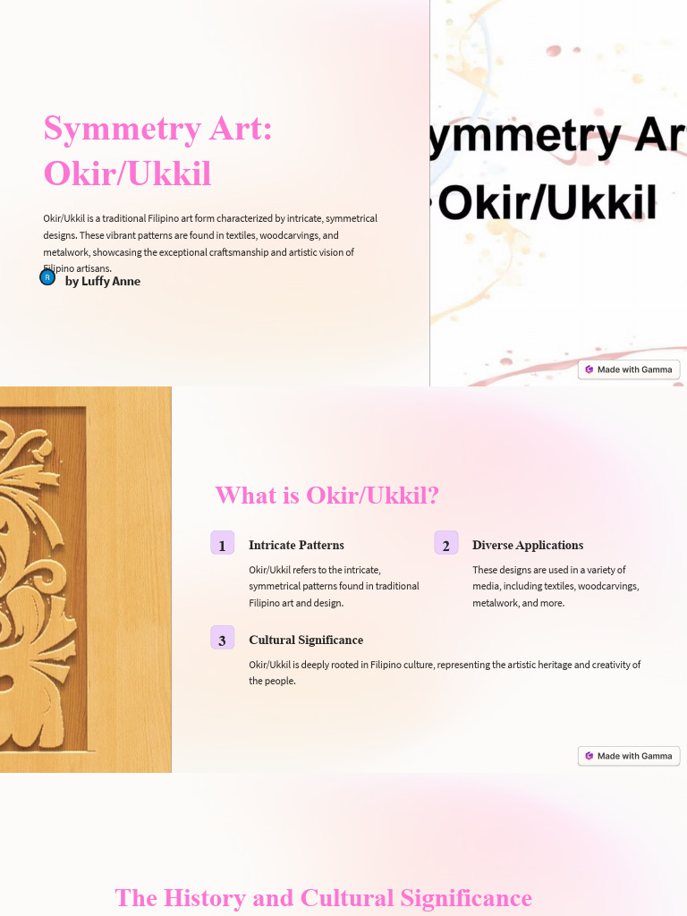 Symmetry Art: Okir/Ukkil: by Luffy Anne | Download Free PDF | Symmetry ...