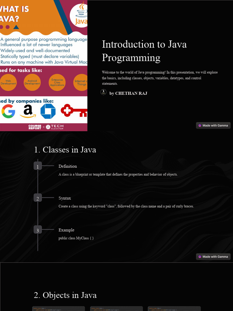 Introduction To Java Programming | Download Free PDF | Data Type | Class (Computer Programming)