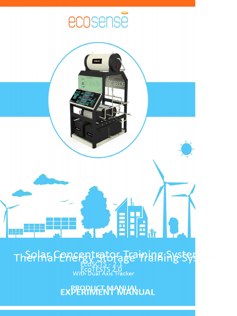 EcoTESTS 2.0 Product Manual - Final | PDF | Energy Storage | Water Heating