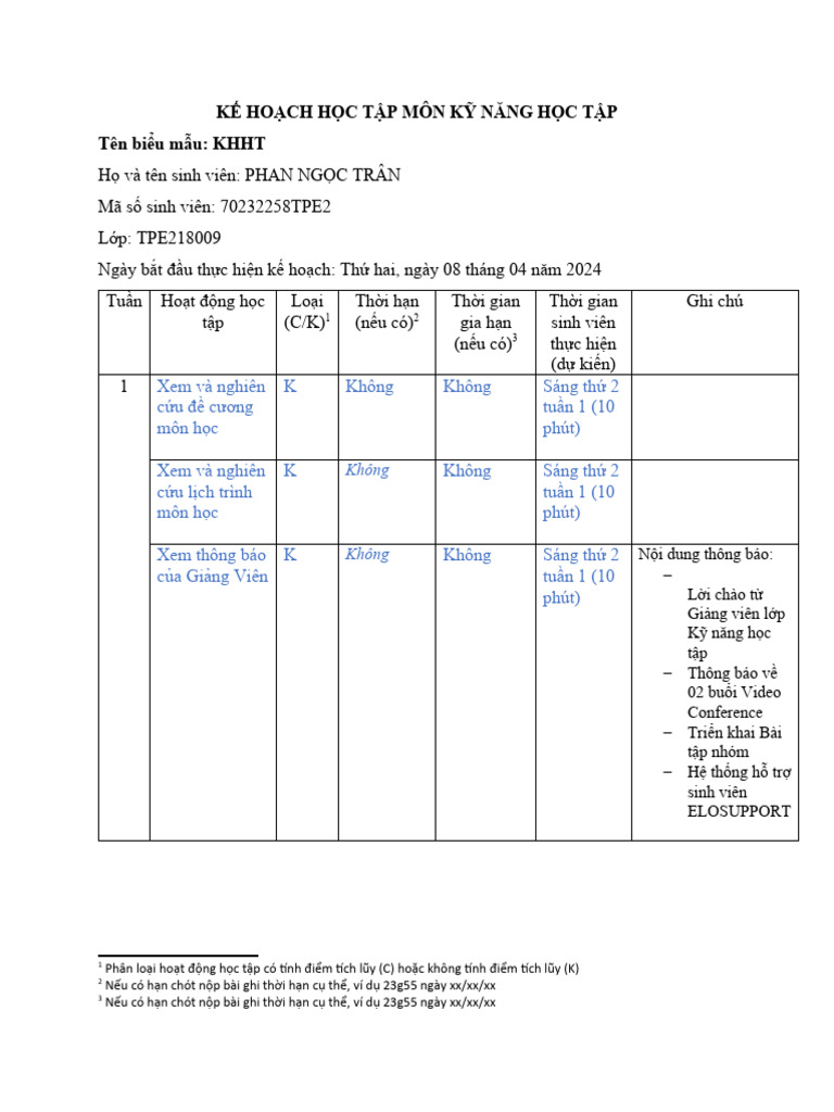 BT KHHT | PDF