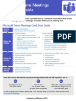 Microsoft Teams Cheat Sheet | PDF | Button (Computing) | Control Key