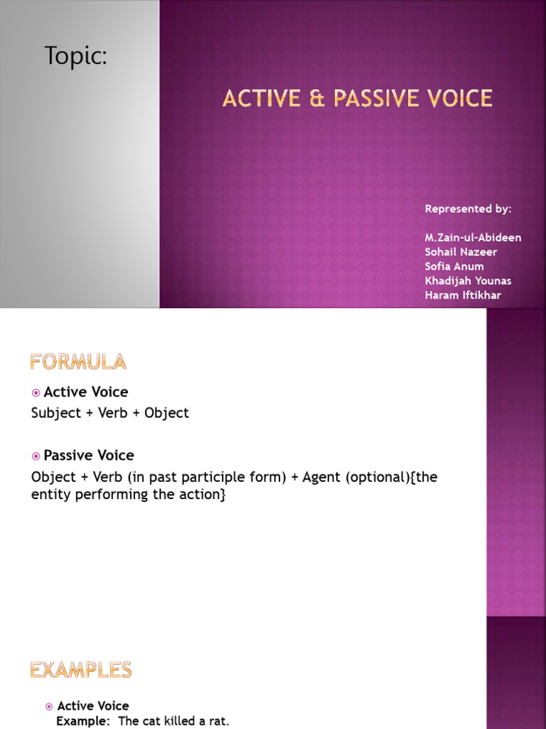 Active and Passive | PDF | Verb | Semantic Units