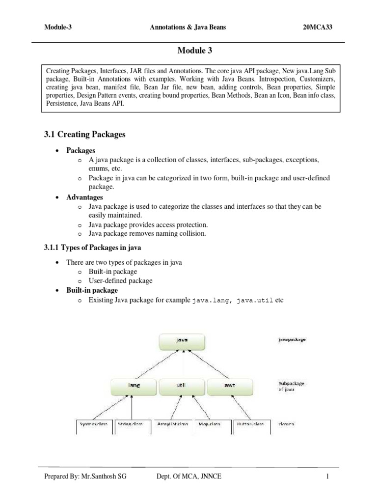 Module-3 | PDF | Class (Computer Programming) | Method (Computer Programming)