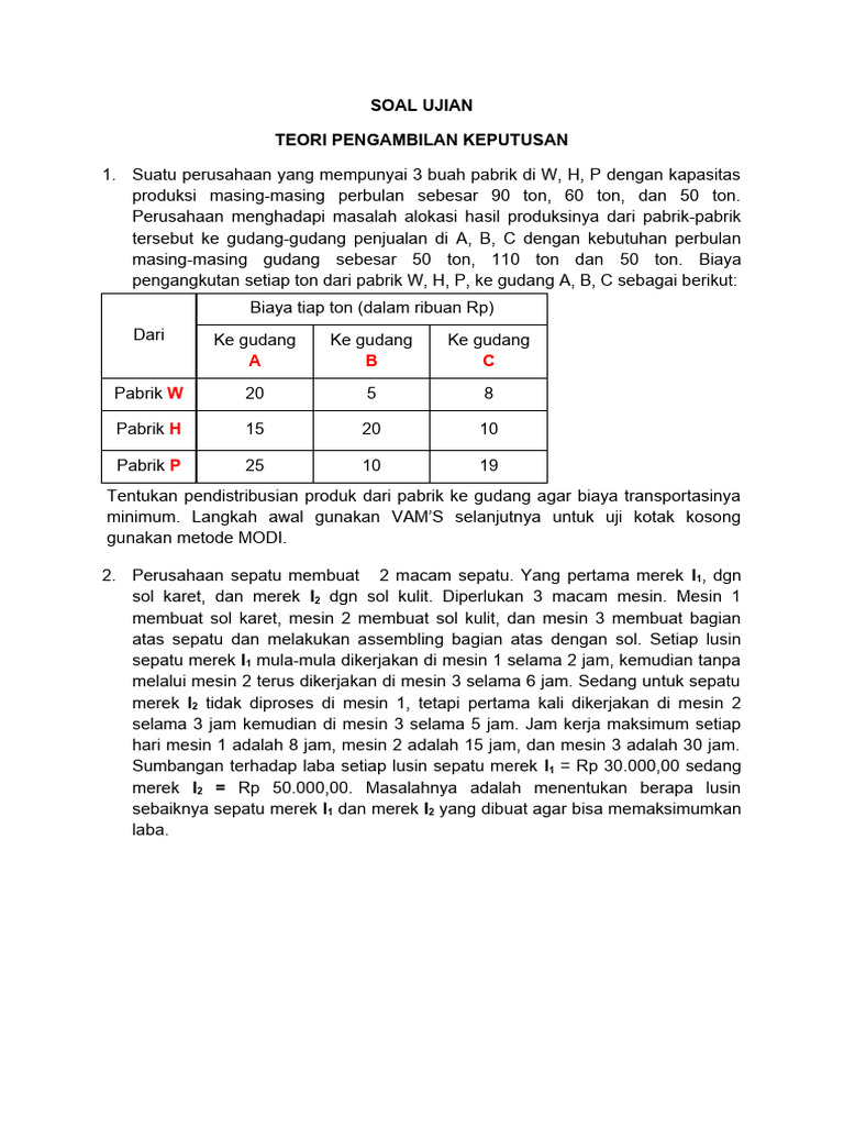 Soal TPK-edit | PDF