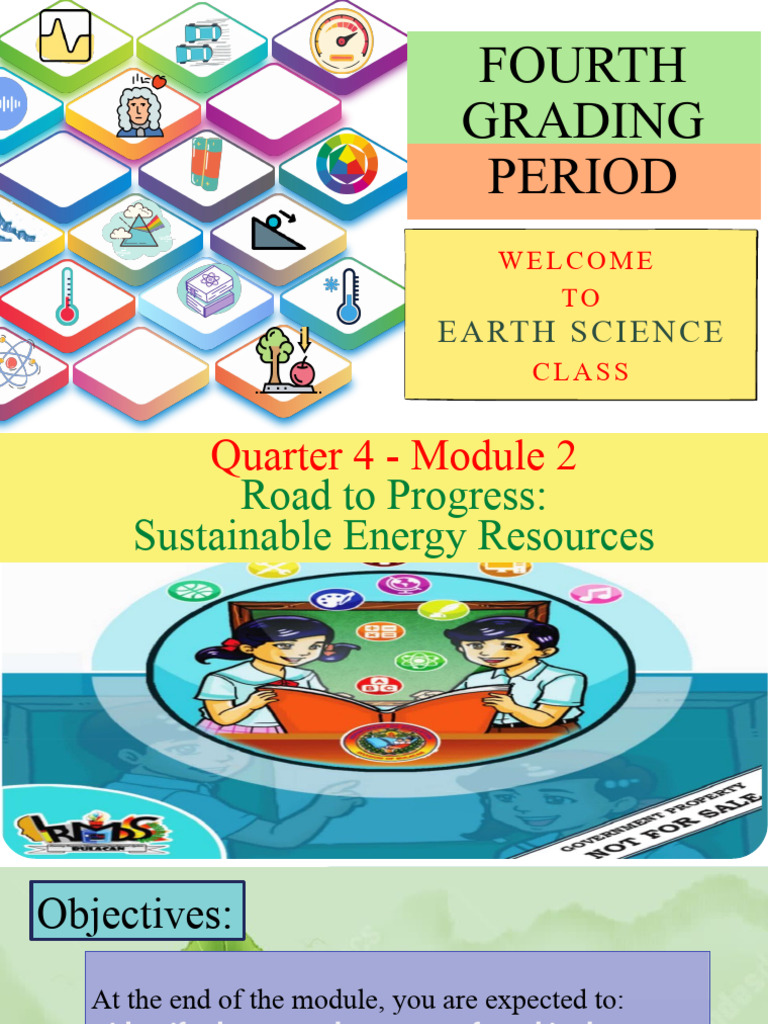 Quarter 4 Module 2 Sustainable Energy Resources | PDF | Steam ...