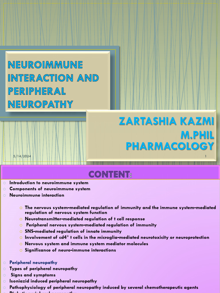 Neuroimmune Interaction and Peripheral Neuropathy | Download Free PDF ...