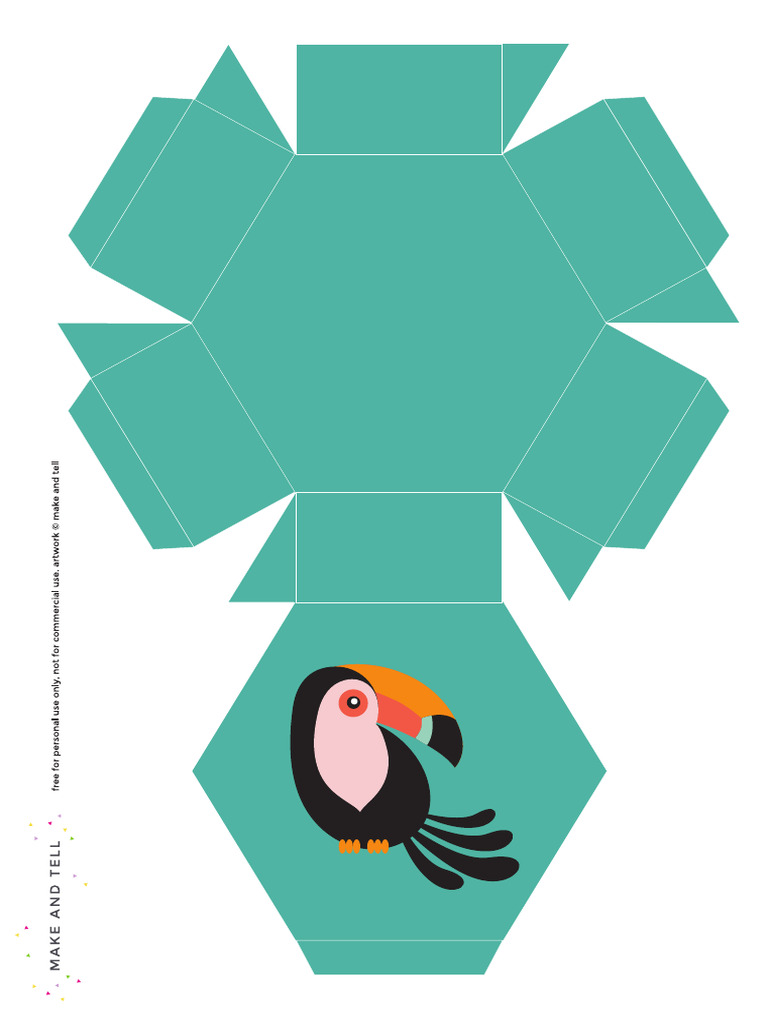 Toucan Box Printable | PDF