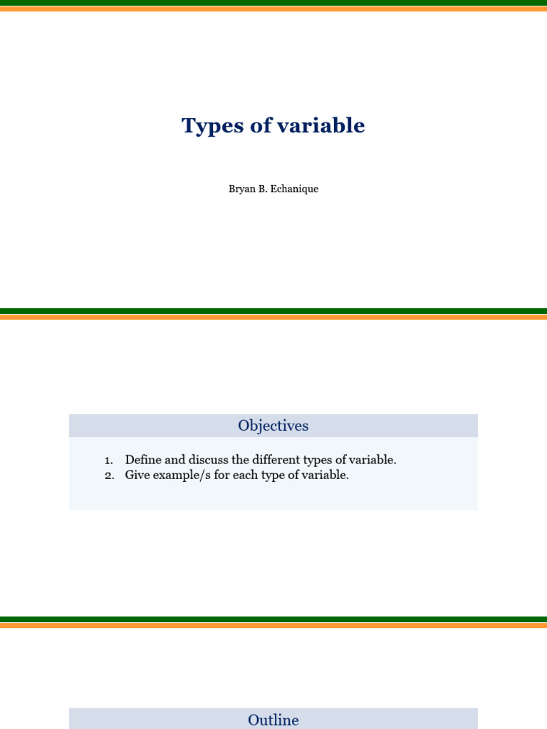 3 Types of Variables | Download Free PDF | Emotional Intelligence ...