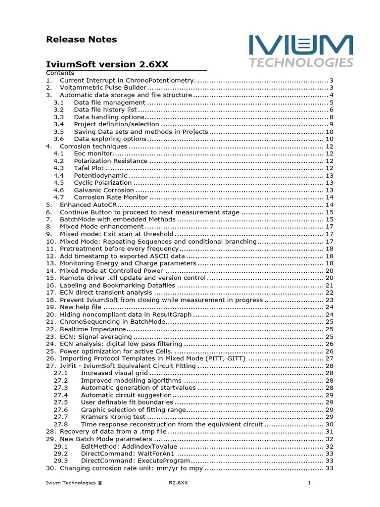 Release Notes Iviumsoft Pdf Computer File Comma Separated Values