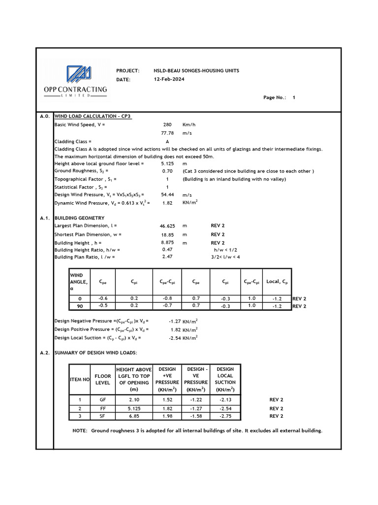 Design Calculation Rev 2 | PDF | Bending | Continuum Mechanics