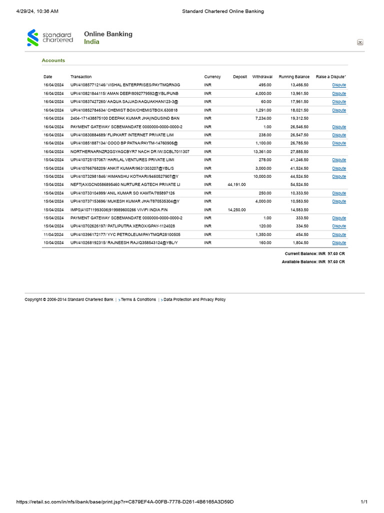 Standard Chartered Online Banking777777 | PDF | Financial Technology ...