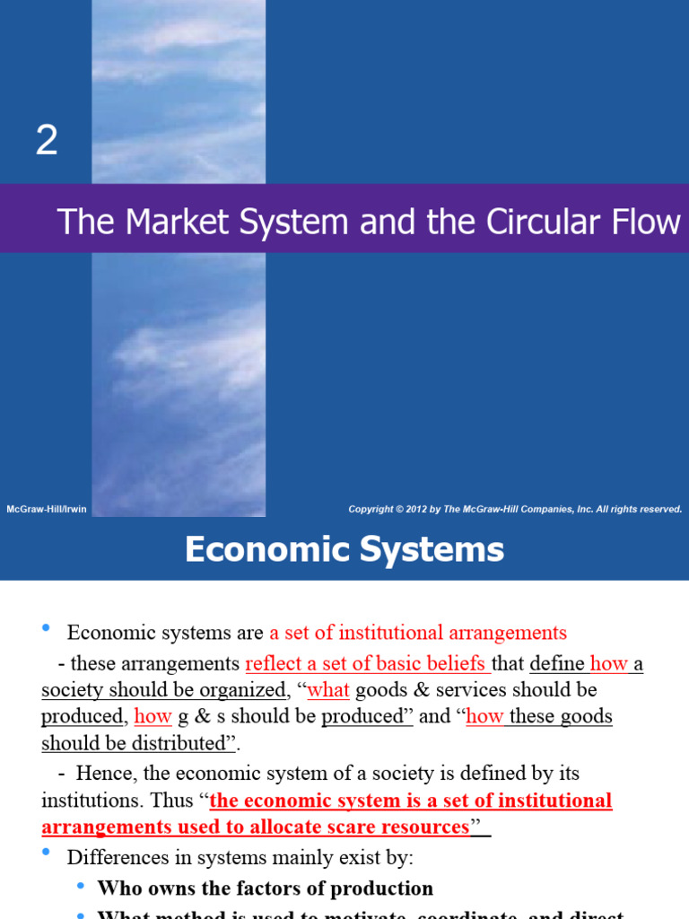 Bb107 PPT Microecon Ch02 | PDF | Economic System | Market (Economics)