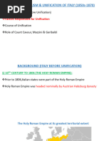 Unification of Italy and Germany - Similarities and Differences | PDF ...