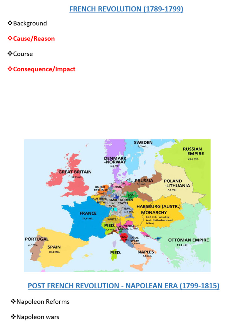 Class 3 & 4 | PDF | French Revolution | Reign Of Terror