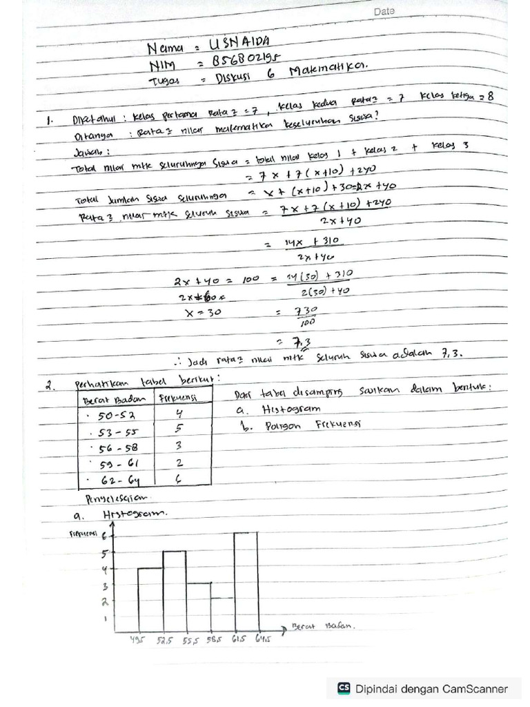 Diskusi 6 MTK - Compressed | PDF