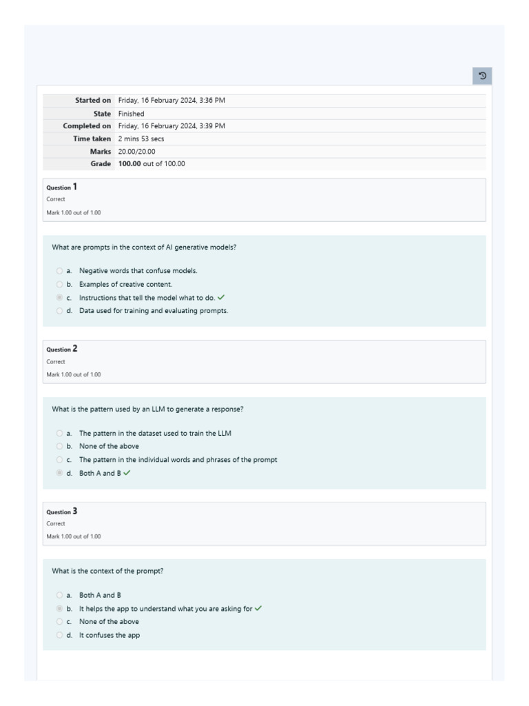 UGRD-AI6100-2323T - Midterm Lab Quiz 1 - Attempt PERFECT | PDF | Cognition | Learning