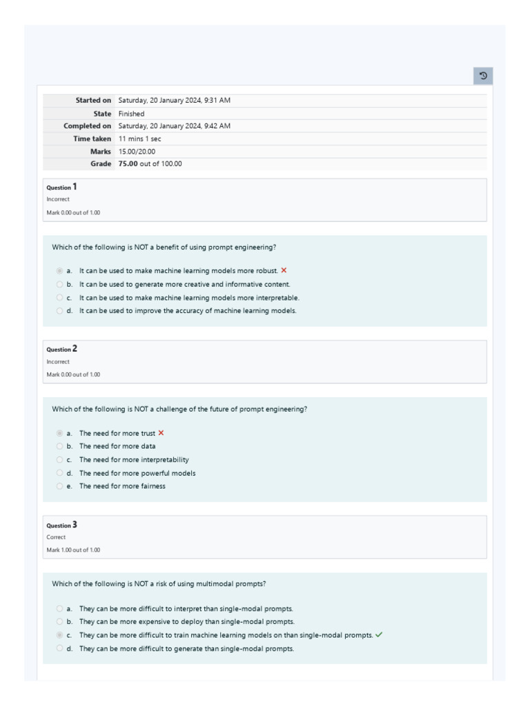 UGRD-AI6100-2323T - Prelim Lab Quiz 2 - Attempt 2 | PDF | Information Technology | Computer Science
