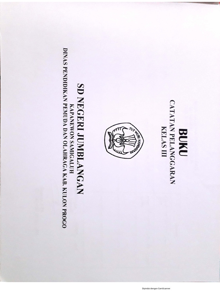 Buku pelanggaran kl 3 | PDF