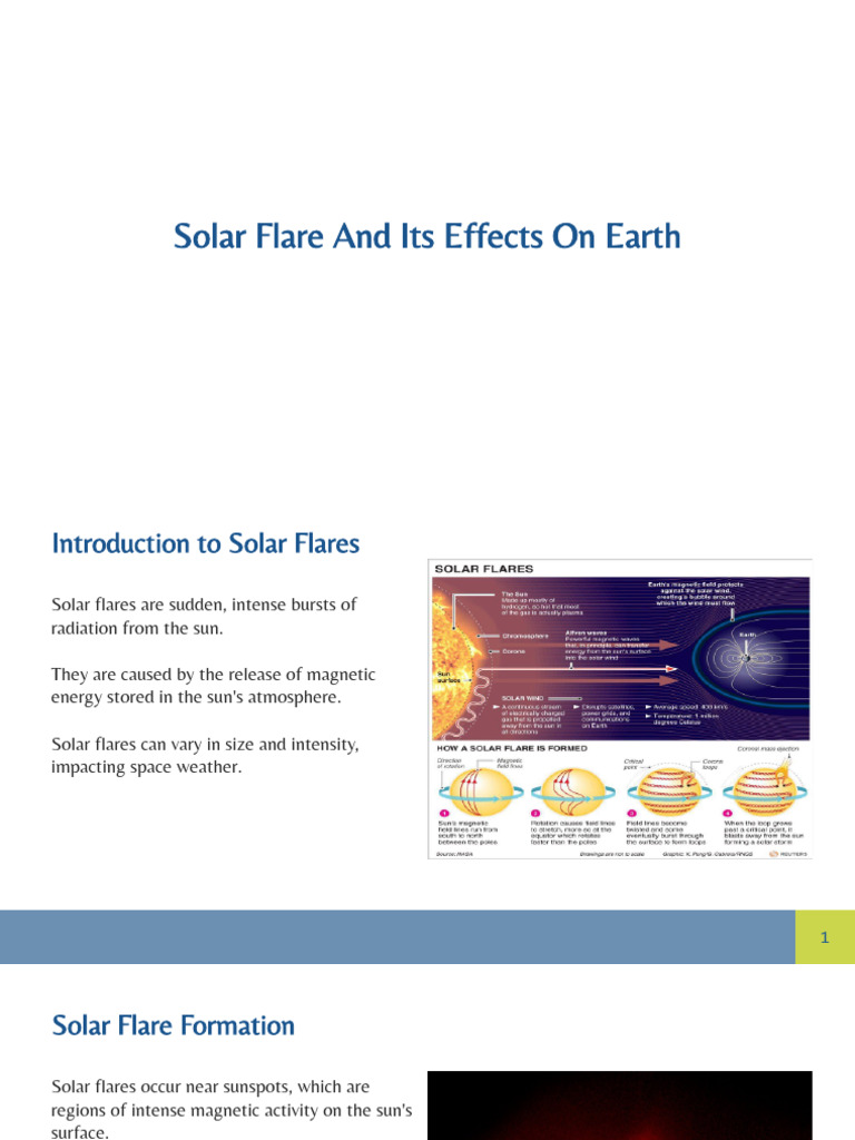 Effects of Solar Flares on Earth | PDF | Solar Flare | Space Weather