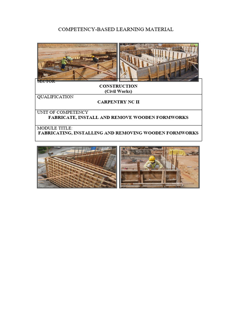 Competency For Carpentry | PDF | Framing (Construction) | Building ...