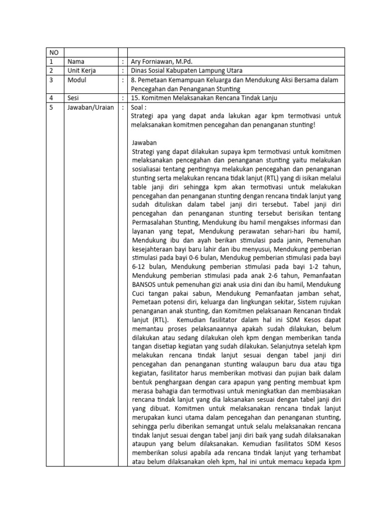 PENUGASAN MODUL 8 Sesi 15 | PDF