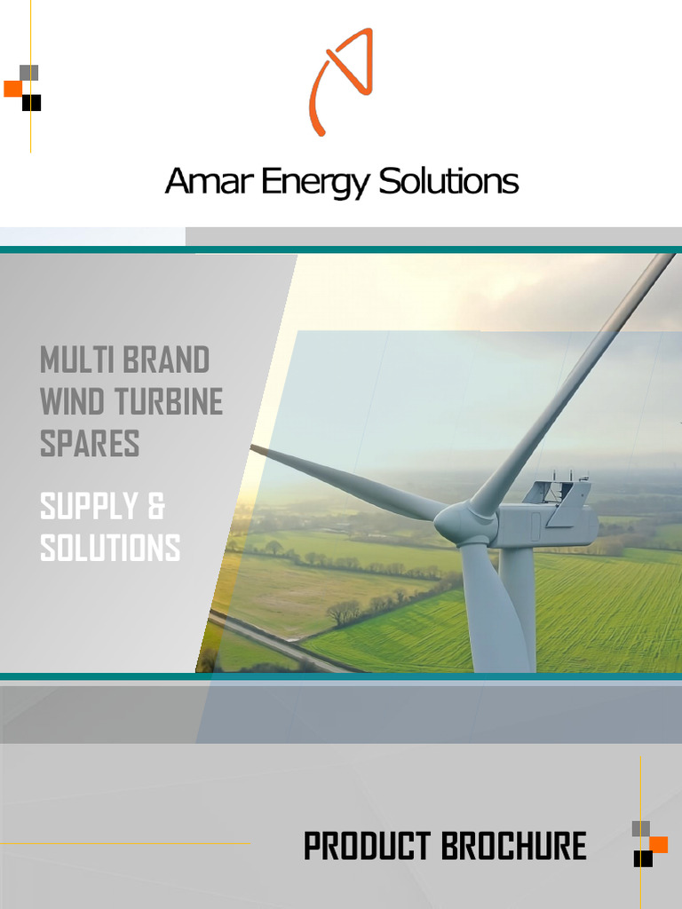 Amar Energy Solutions-Multibrand WTG Spares Catalog | PDF | Wind Turbine | Bearing (Mechanical)
