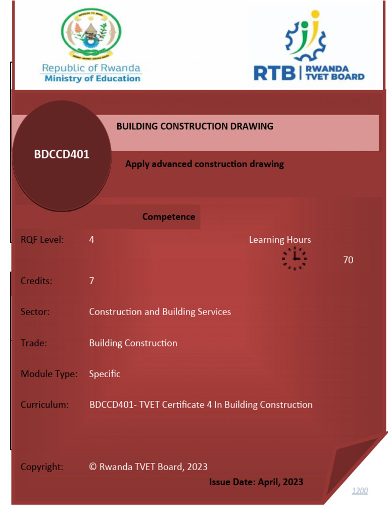 Bdccd401 Building Construction Drawing Note-1 | Download Free PDF ...