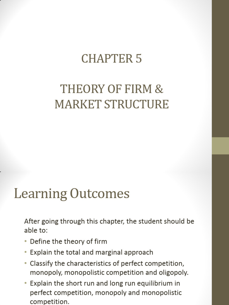 Chap_5_Market_Structure | PDF | Monopoly | Perfect Competition