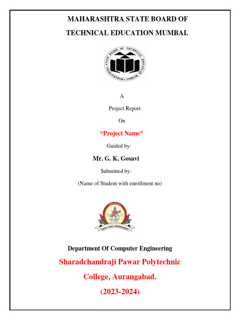 Project Front Page and Certificate | PDF | Academia | Higher Education