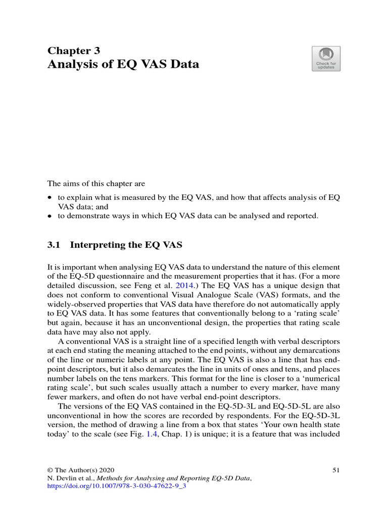Analysis of EQ VAS Data | PDF | Statistics | Student's T Test