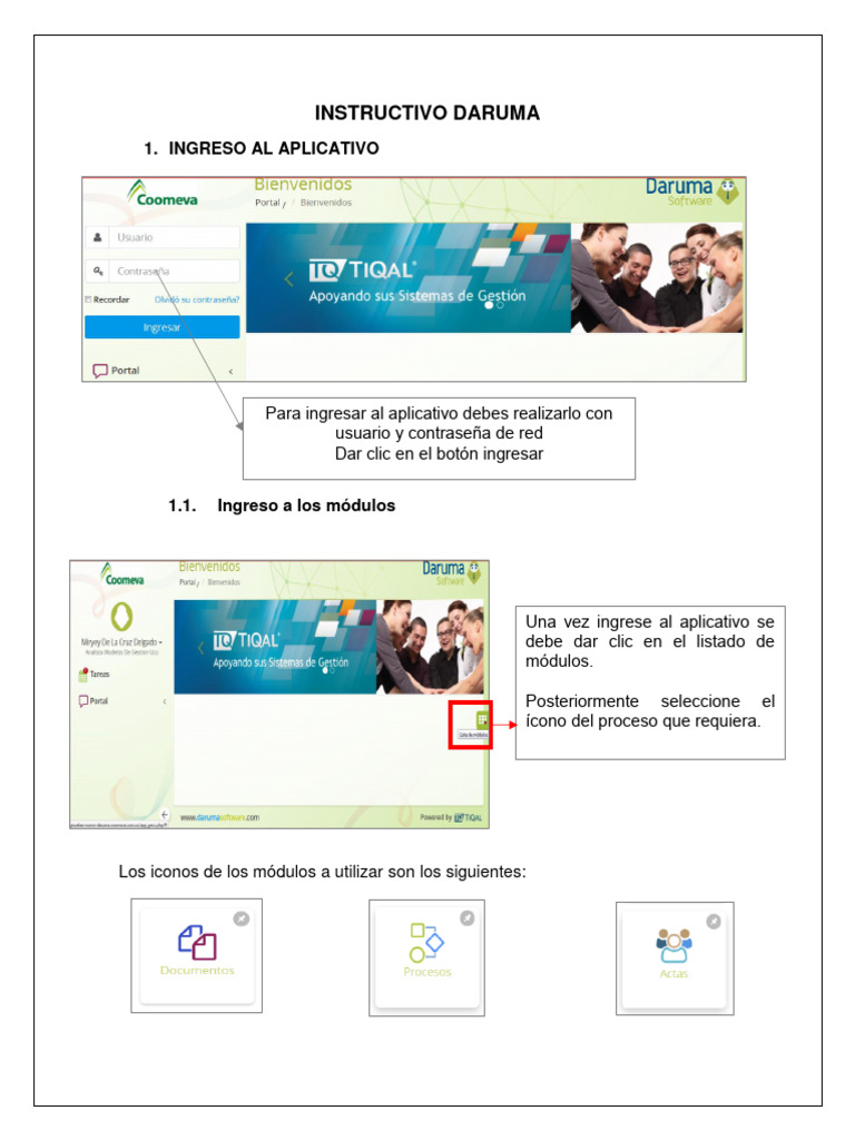 Instructivo para Usar el Aplicativo Daruma | PDF | Informática | Software