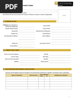 QCHP CV Template | PDF | Law | Science & Mathematics