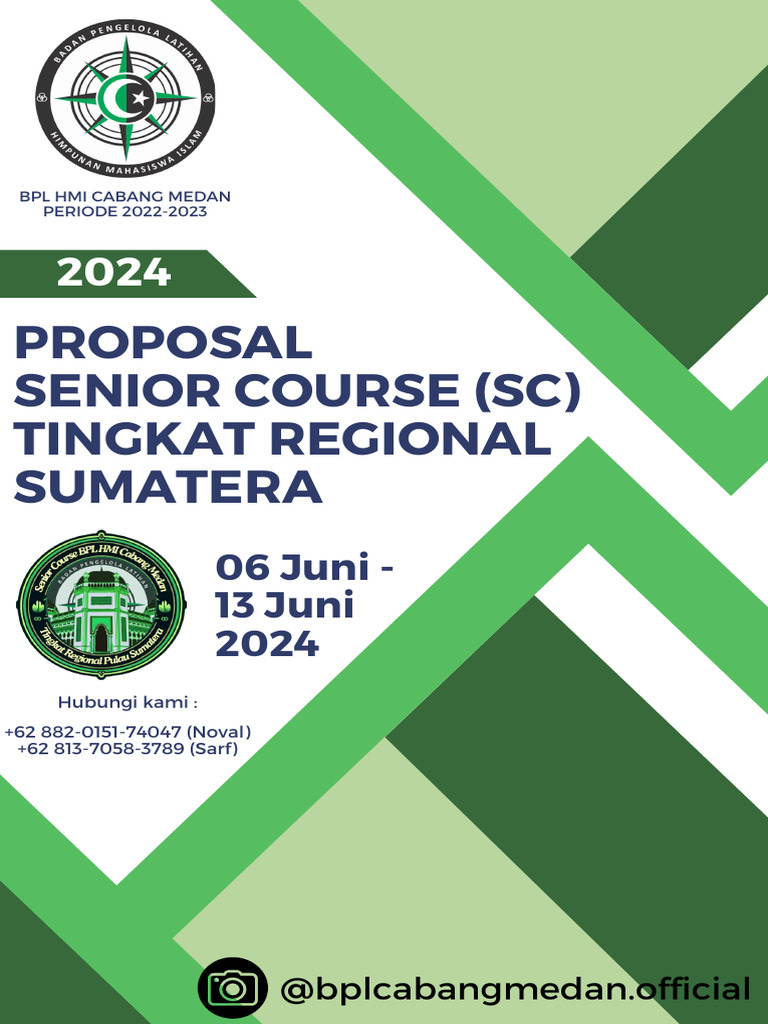 Publish Proposal SC Tingkat Regional BPL Hmi Cabang Medan Tahun 2024 | PDF